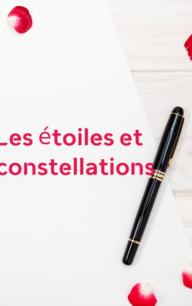 Les étoiles et constellations - Un Poème pour chaque instant