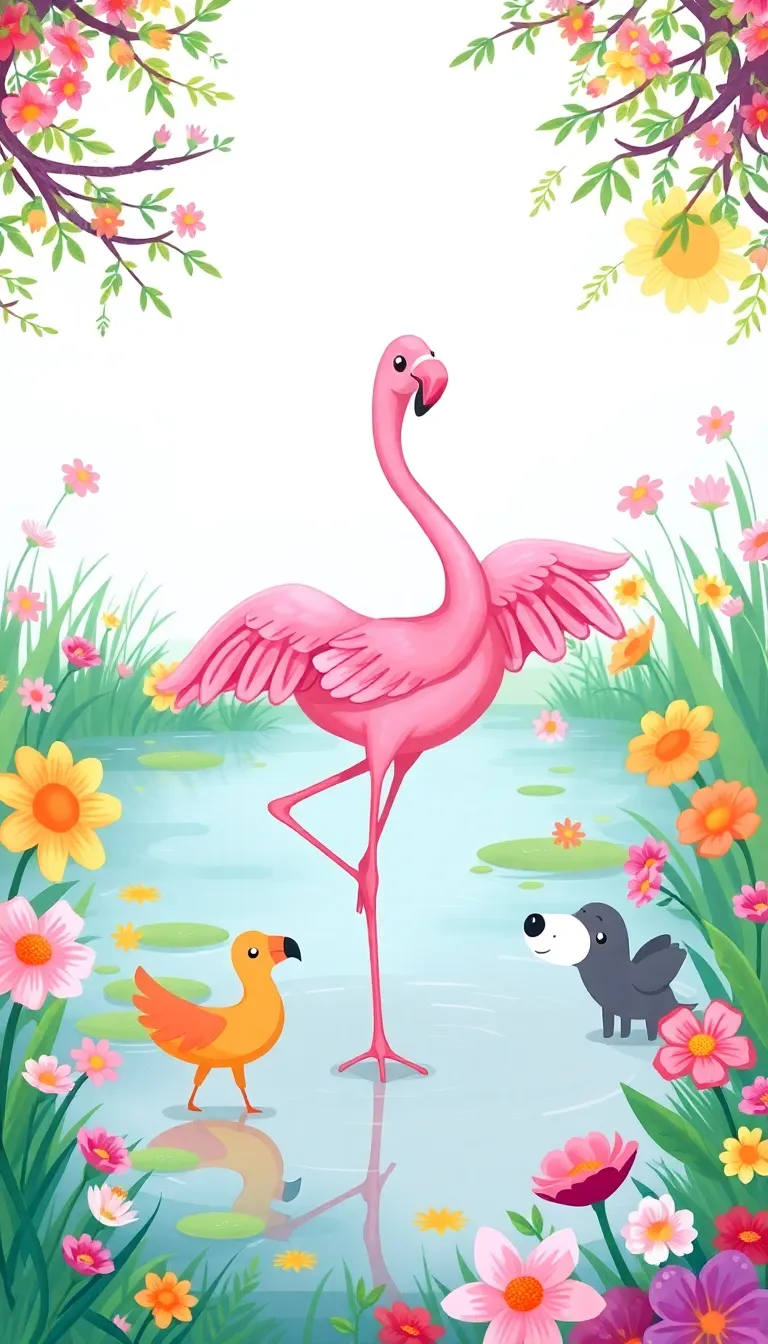 Fifi la Flamant Rose et la Danse - Un Poème pour chaque instant