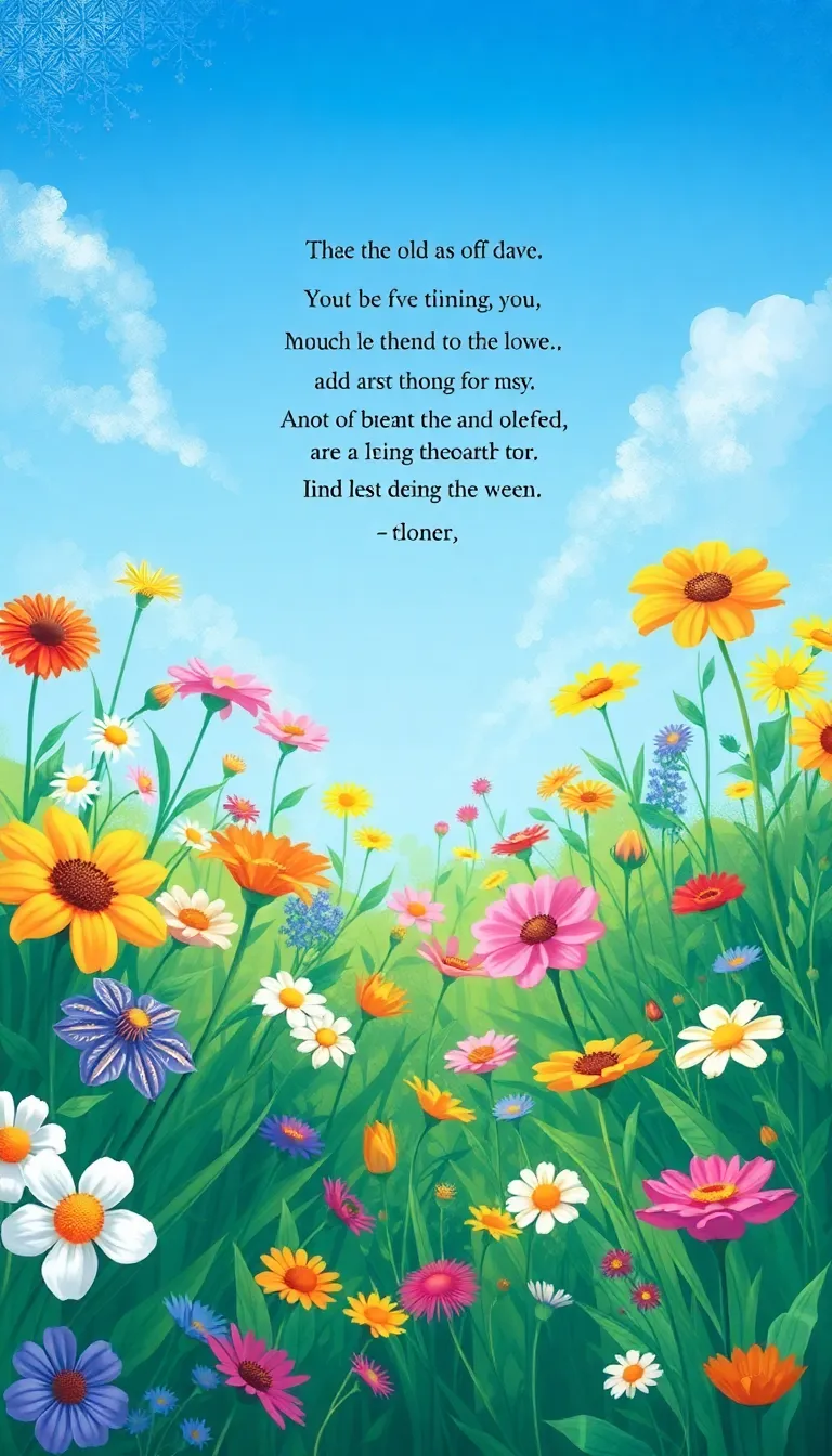 Poème sur les fleurs : Célébrer la beauté et la nature - Un Poème pour ...