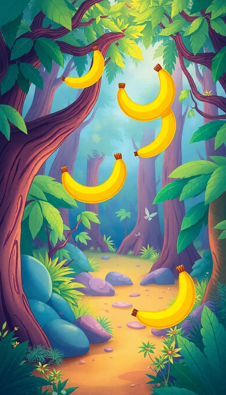 Le Singe Malicieux et les Bananes Volantes - Un Poème pour chaque instant